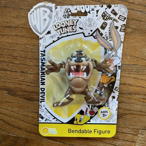 Warner Bros. | Toys | Looney Tunes Bend Ems Tasmanian Devil Bendable ...